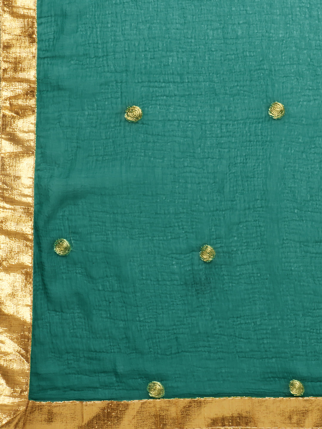 Gold Butti Embroidered Chiffon Dupatta Dupatta Bazaar