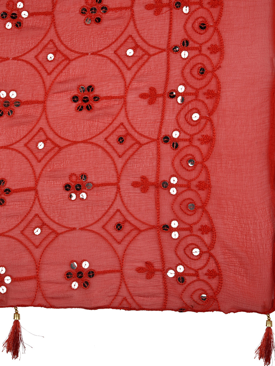 Embroidered Chiffon Dupatta Dupatta Bazaar