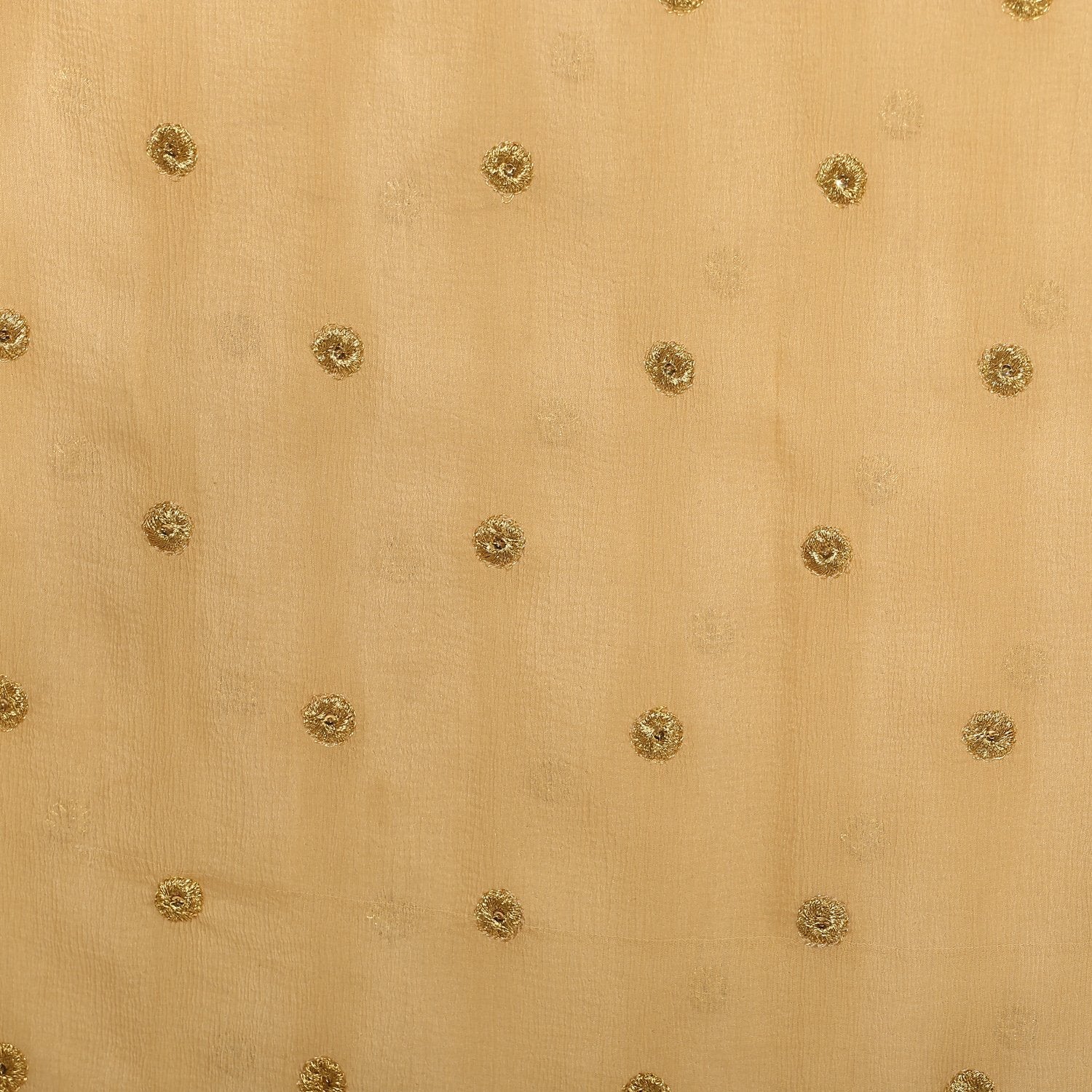 Gold Butti Embroidered Chiffon Dupatta Dupatta Bazaar