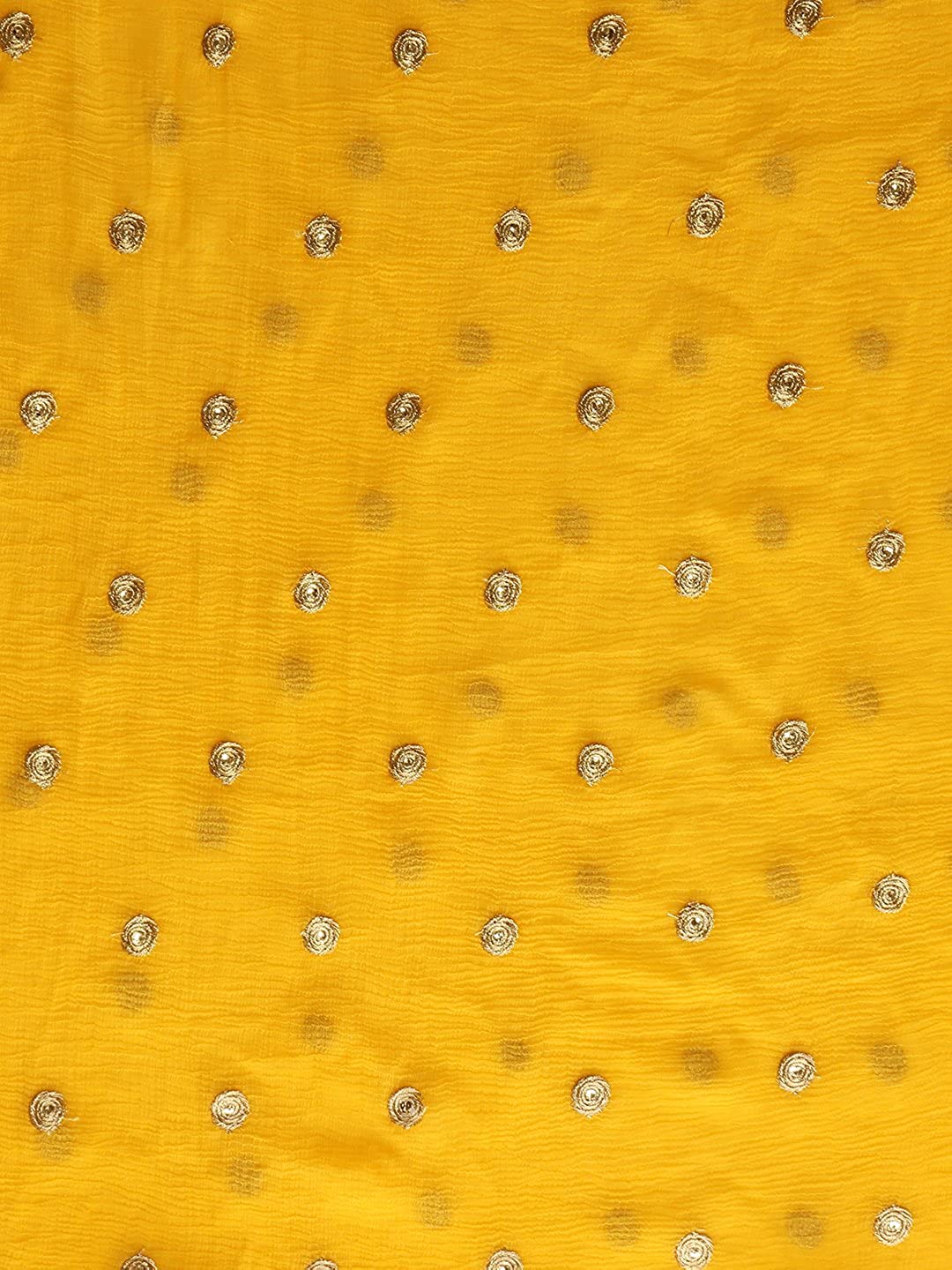 Gold Butti Embroidered Chiffon Dupatta Dupatta Bazaar