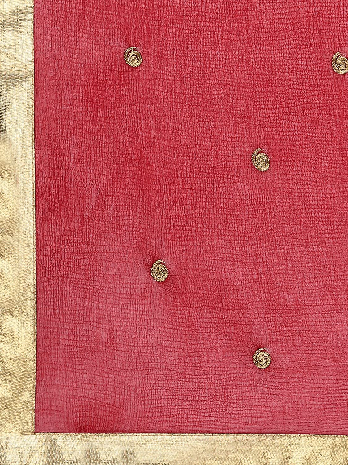 Gold Butti Embroidered Chiffon Dupatta Dupatta Bazaar