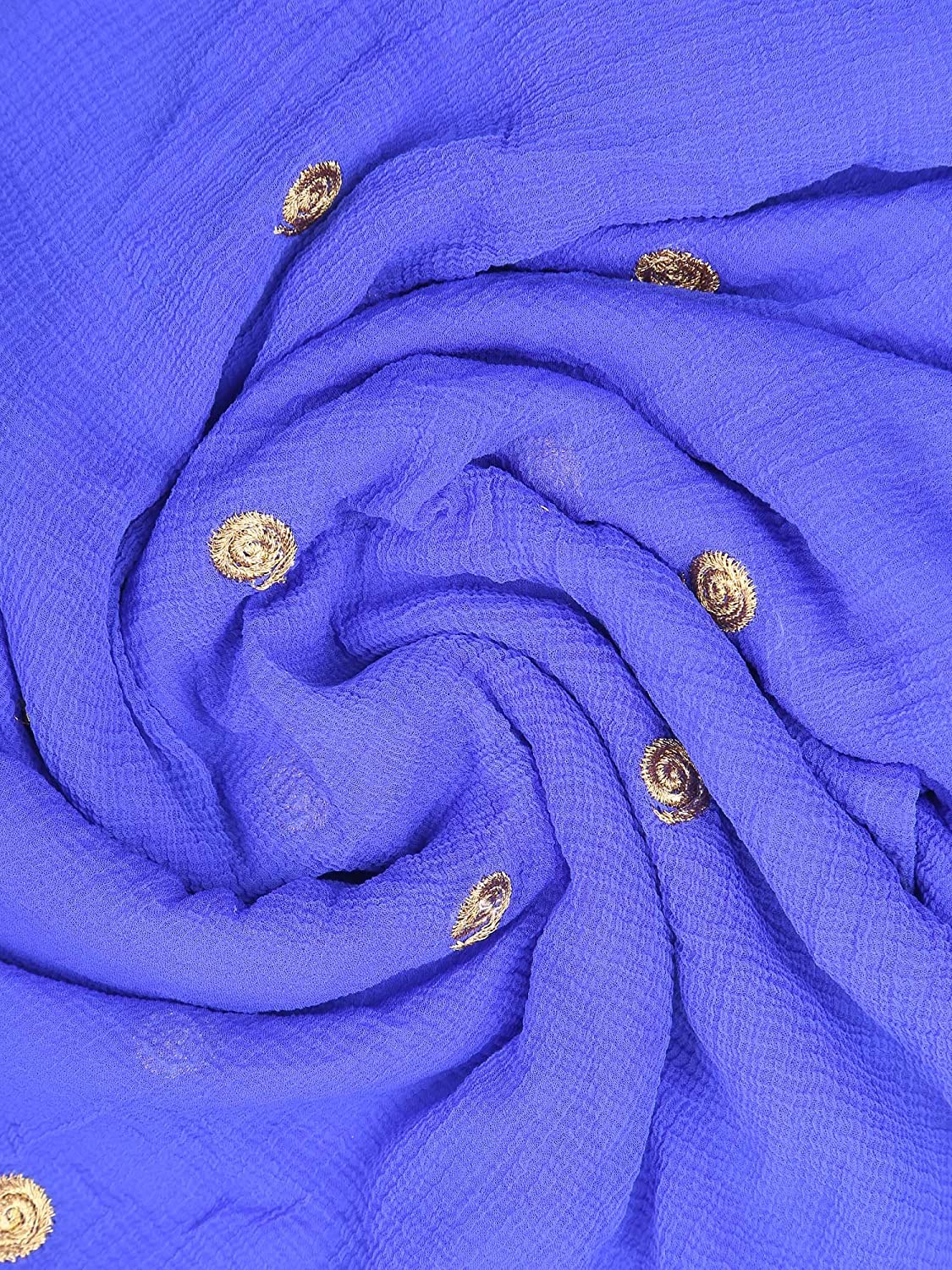 Gold Butti Embroidered Chiffon Dupatta Dupatta Bazaar