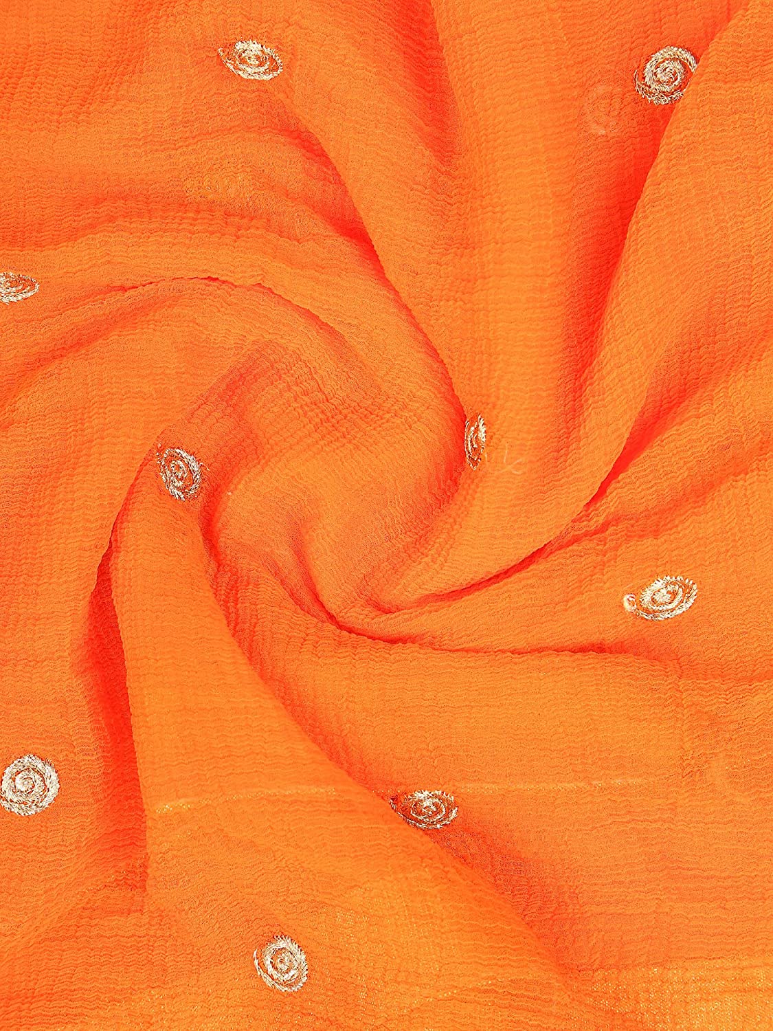 Gold Butti Embroidered Chiffon Dupatta Dupatta Bazaar