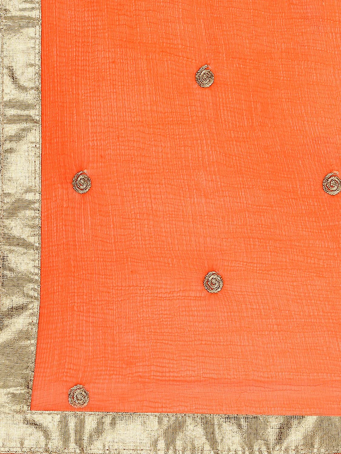 Gold Butti Embroidered Chiffon Dupatta Dupatta Bazaar