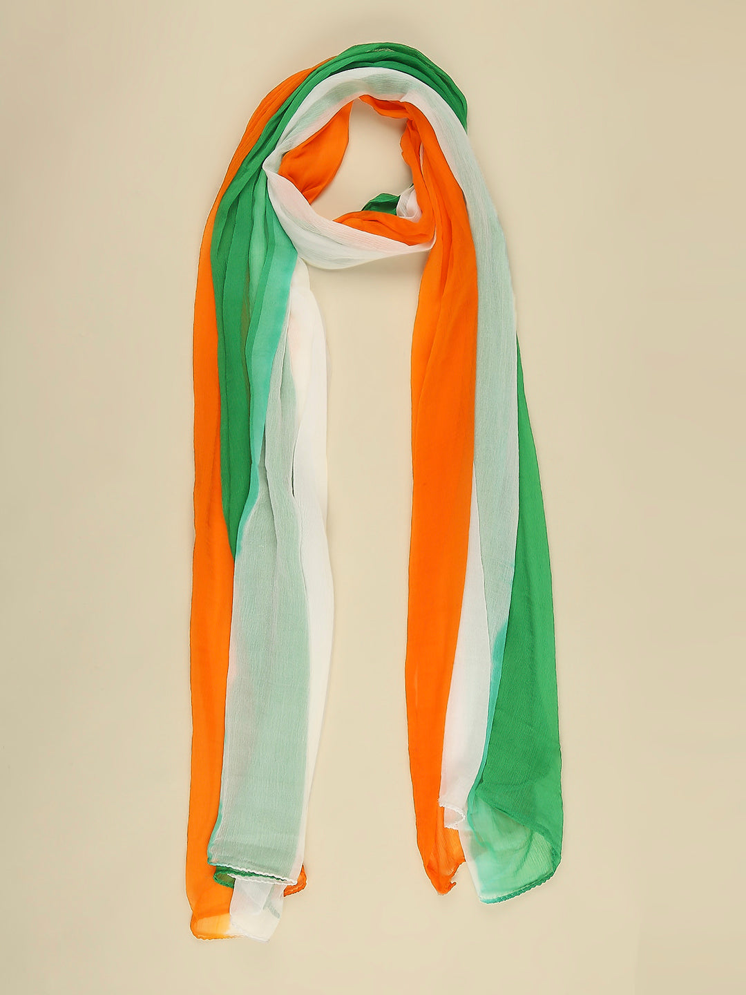 Men's Republic Day Tiranga Tri Colour Chiffon Dupatta – Dupatta Bazaar