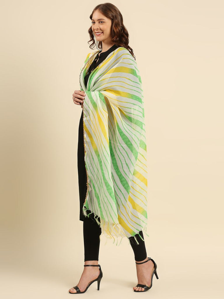 Leharia Printed Kota Doria Dupatta – Dupatta Bazaar